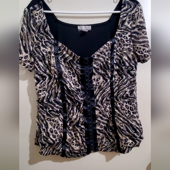 Maria Gabrielle | Tops | Maria Gabrielle Plus Size Sexy Blouse | Poshmark